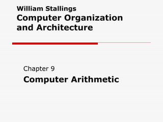Computer Arithmetic_Computer_Architecture.ppt
