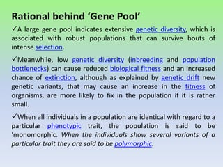 03 concept of gene pools | PDF