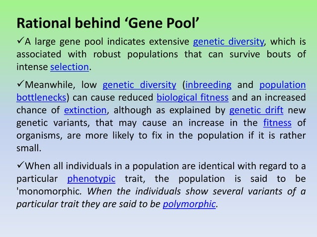 03 concept of gene pools | PDF