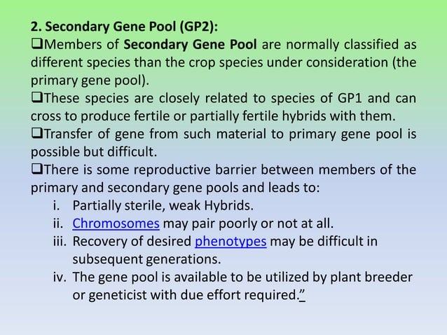 03 concept of gene pools | PDF