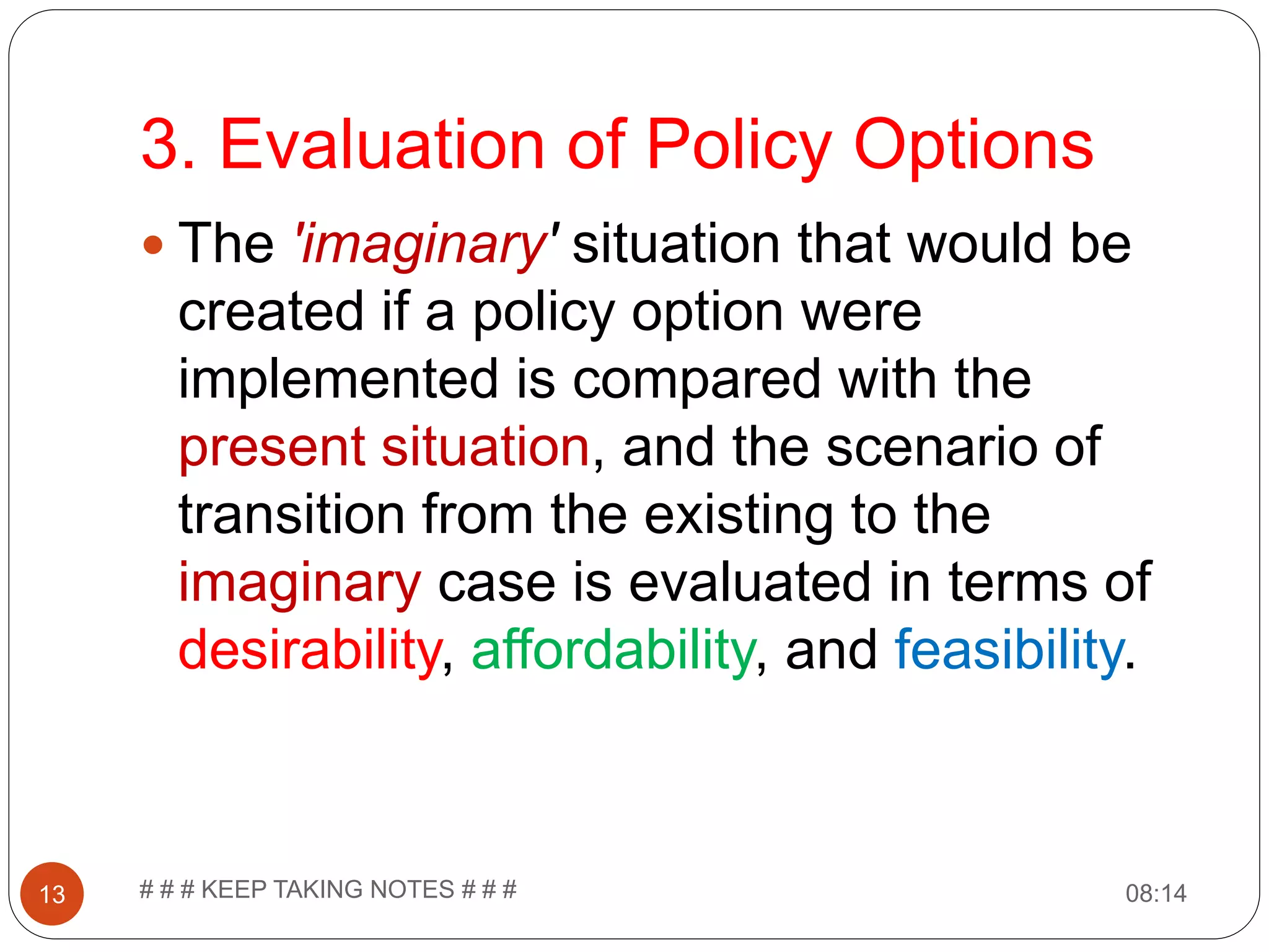 03 conceptual framework for policy making | PPTX