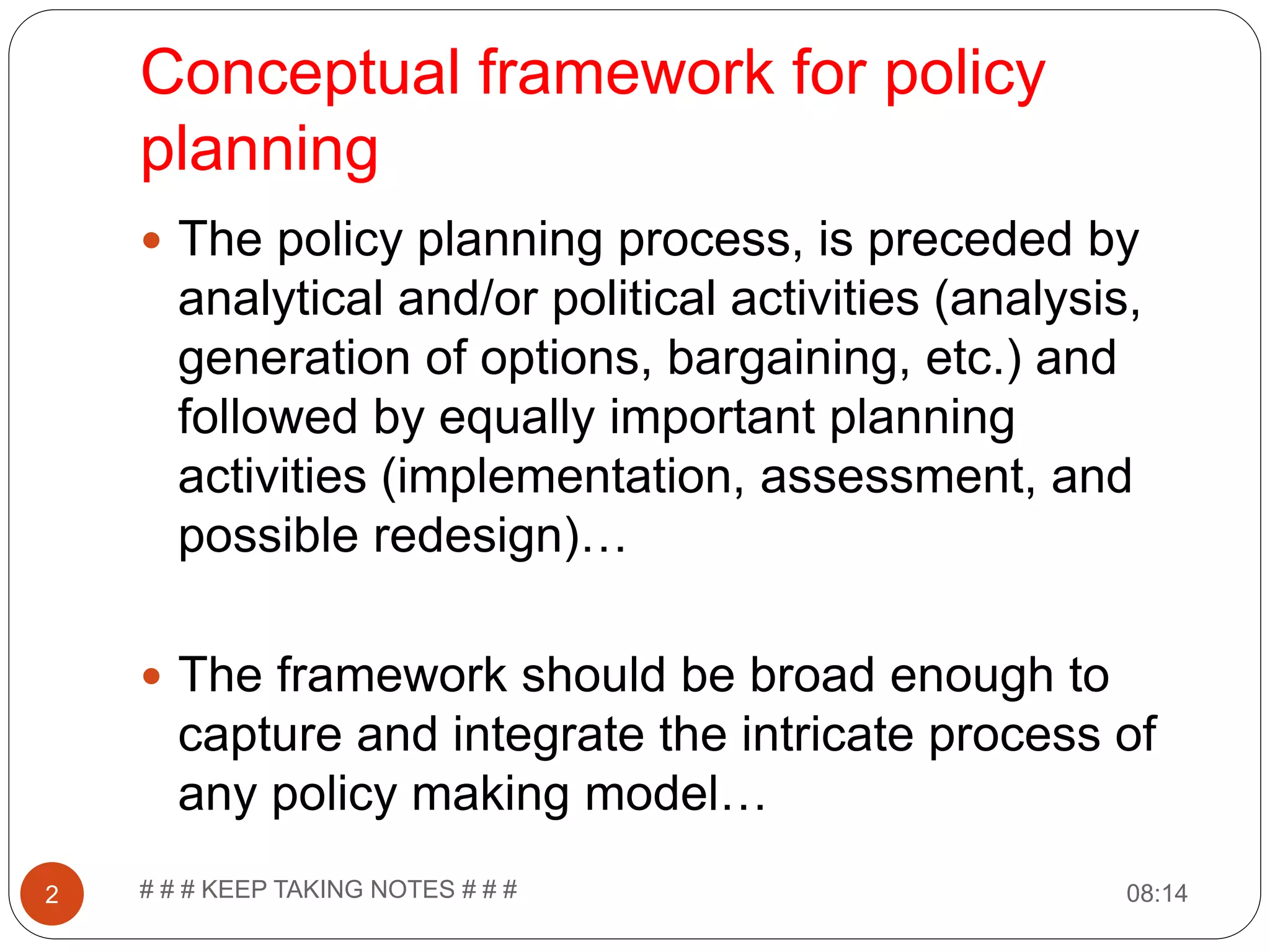 03 conceptual framework for policy making | PPTX