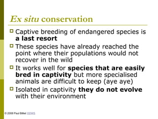 Conservation of Biodiversity and environment | PPT