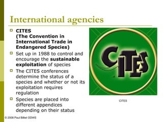 Conservation of Biodiversity and environment | PPT