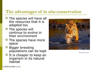 Conservation of Biodiversity and environment | PPT