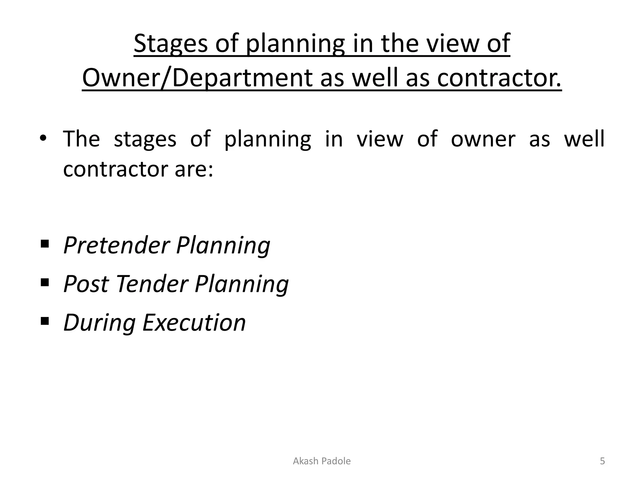 03 Construction Project Planning and Scheduling | PPTX