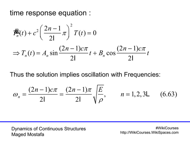 04 Vibration of bars | PPTX