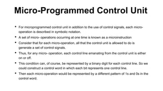 Control unit design | PPTX