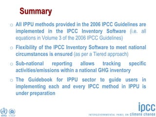 IPCC Inventory Software:IPPU Updates | PDF