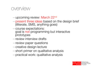 EPFL - PxS, week 3 - creative design | PPT