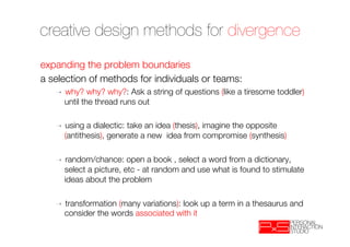 PxS'12 - week 3 - creative design | PPT