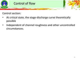 Critical flow through an Open channel | PPTX