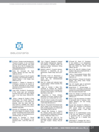 Cronología de la erupcion dentaria temporal | PDF