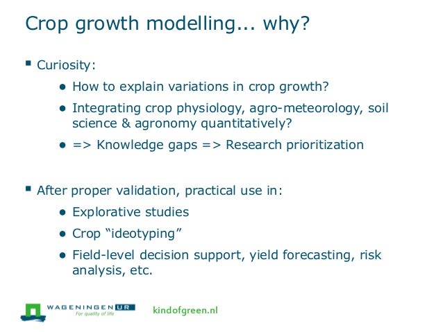 DSD-INT 2017 Integrating the LINTUL point-based crop growth model int…