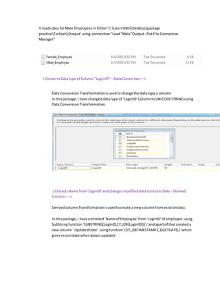 A Complex SSIS Package | DOCX