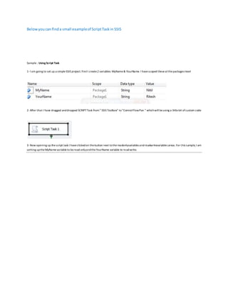 A Complex SSIS Package | DOCX