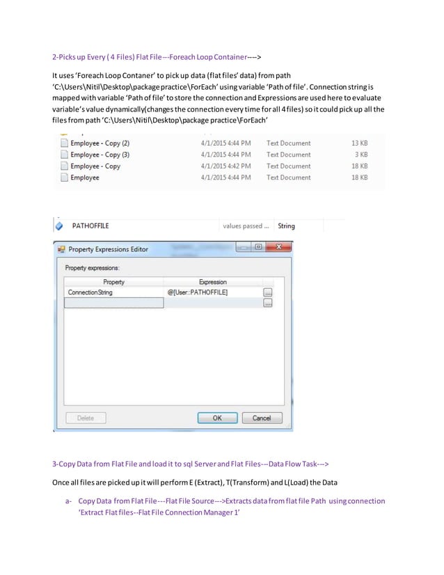 A Complex SSIS Package | DOCX | Databases | Computer Software and ...