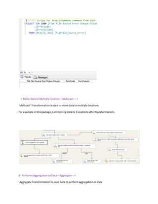 A Complex SSIS Package | DOCX