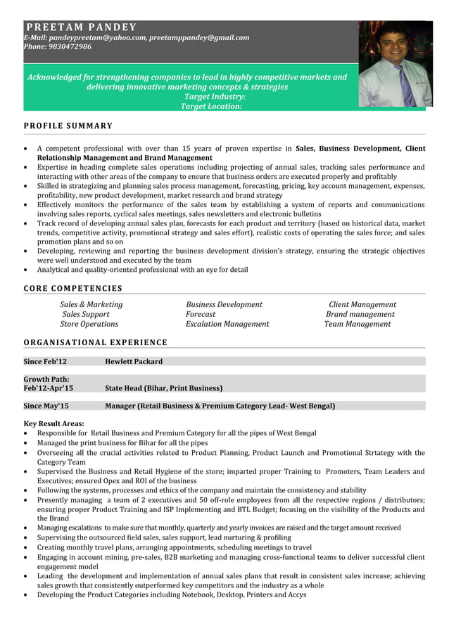 Preetam Pandey - Resume | DOC
