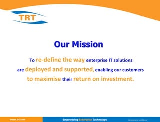 TRT GLOBAL - Company Overview | PPTX