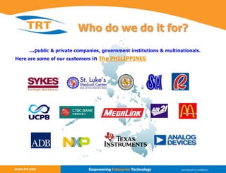 TRT GLOBAL - Company Overview | PPTX