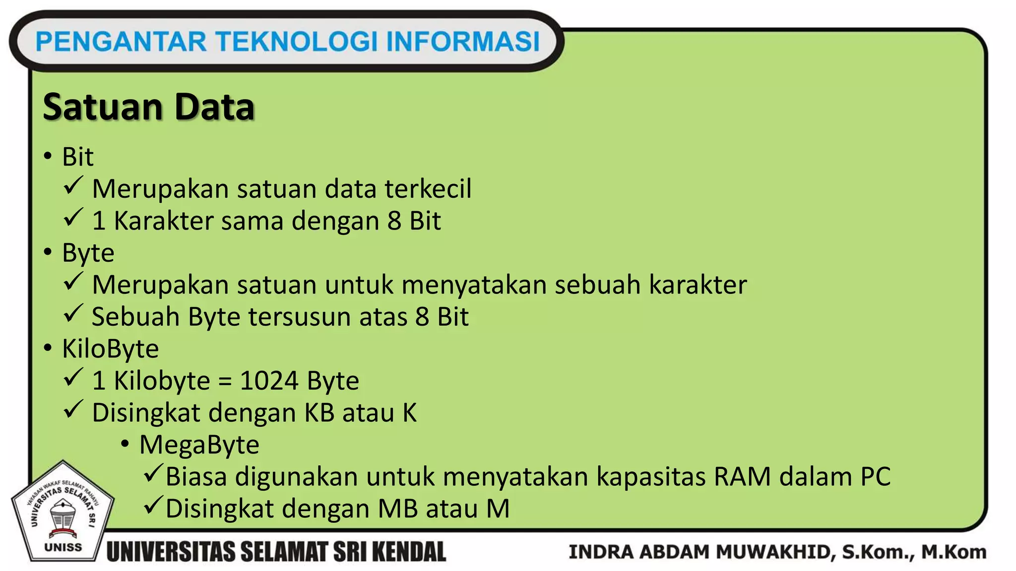 03 dasar sistem komputer | PPSX
