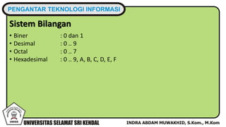 03 dasar sistem komputer | PPSX