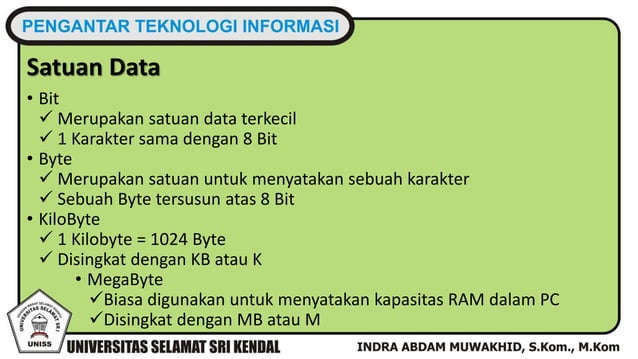 03 dasar sistem komputer | PPSX