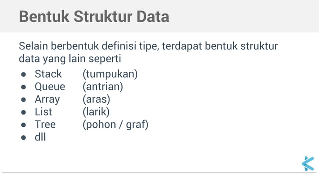 Algoritma dan Struktur Data - Struktur Data | PDF