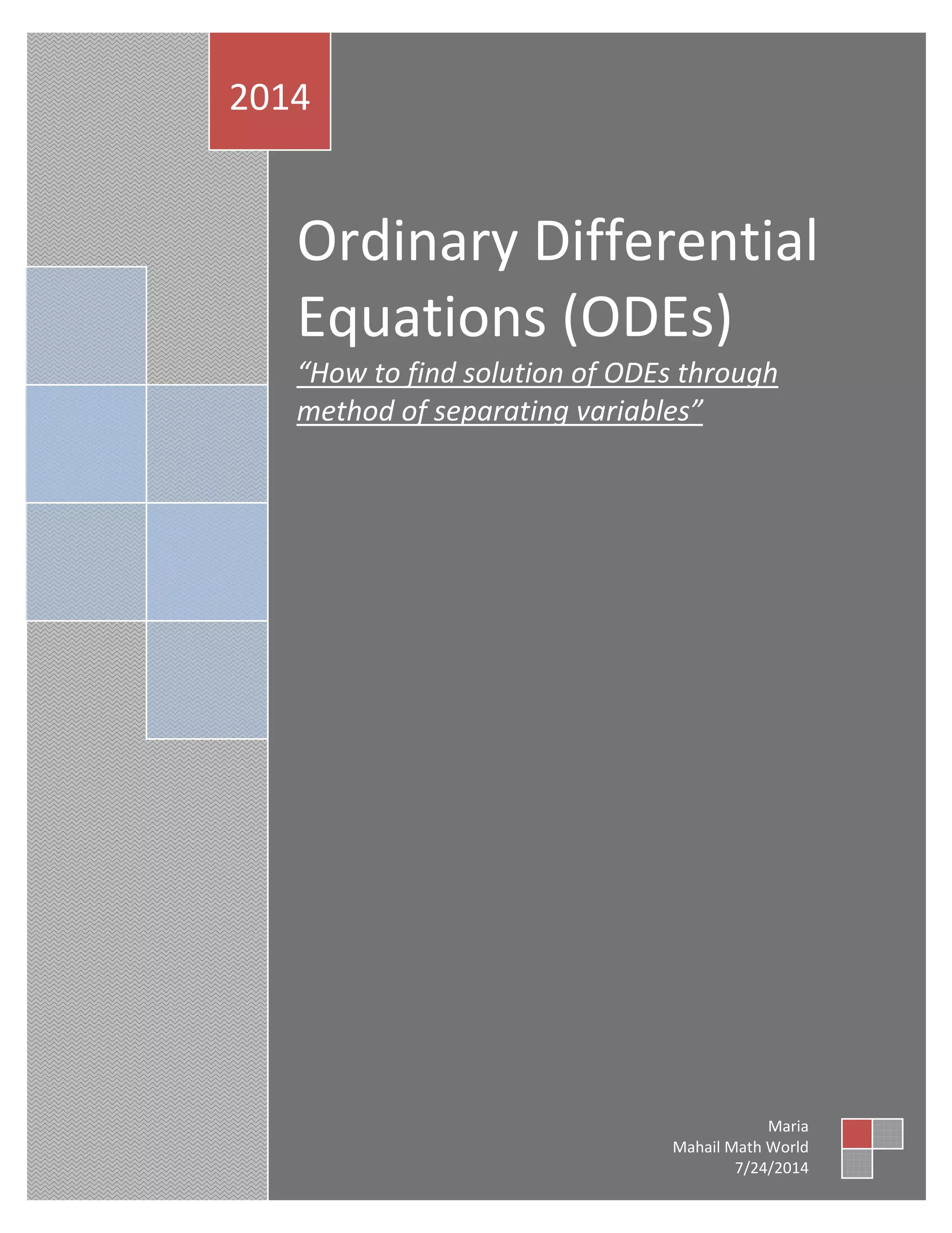 Diff-Eqs | PDF