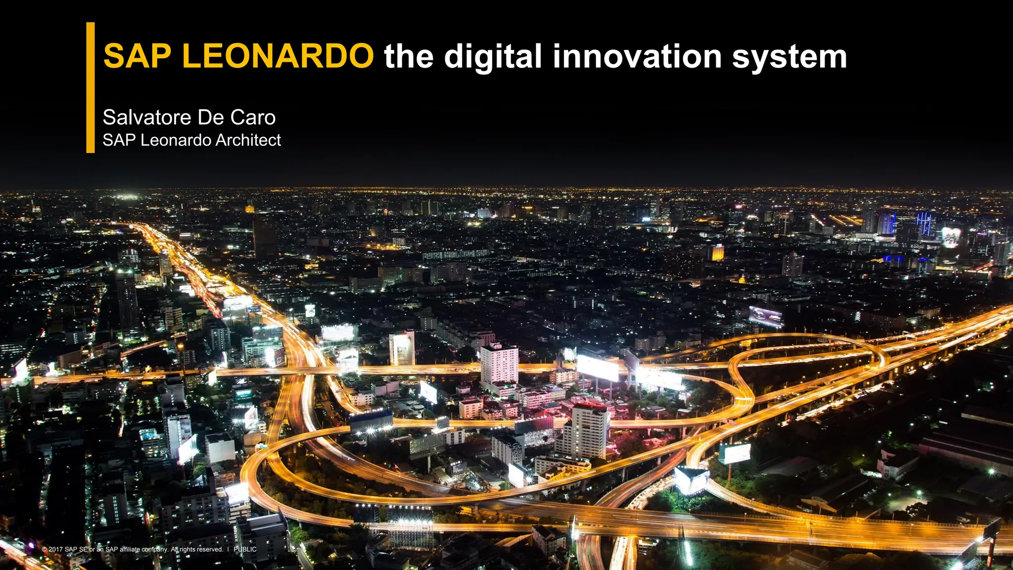 SAP LEONARDO SAP LEONARDO the digital digital innovation innovation ...