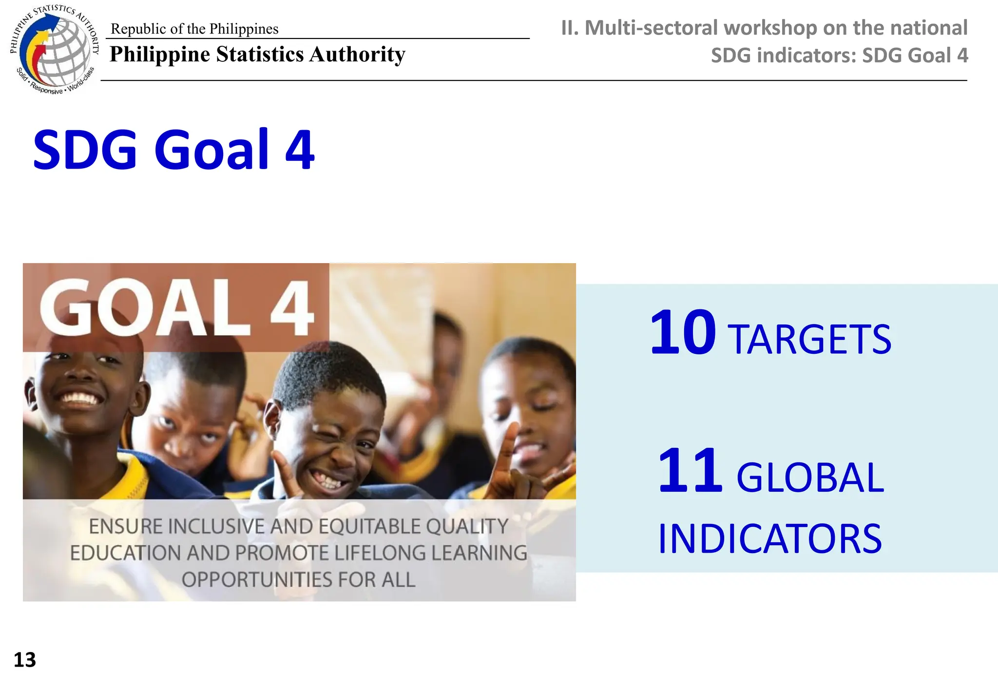03 DepEd Planning Conference - SDG presentation with indicator ...