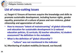 03 DepEd Planning Conference - SDG presentation with indicator ...