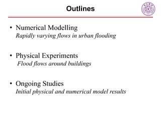 Physical and numerical modelling of urban flood flows | PDF