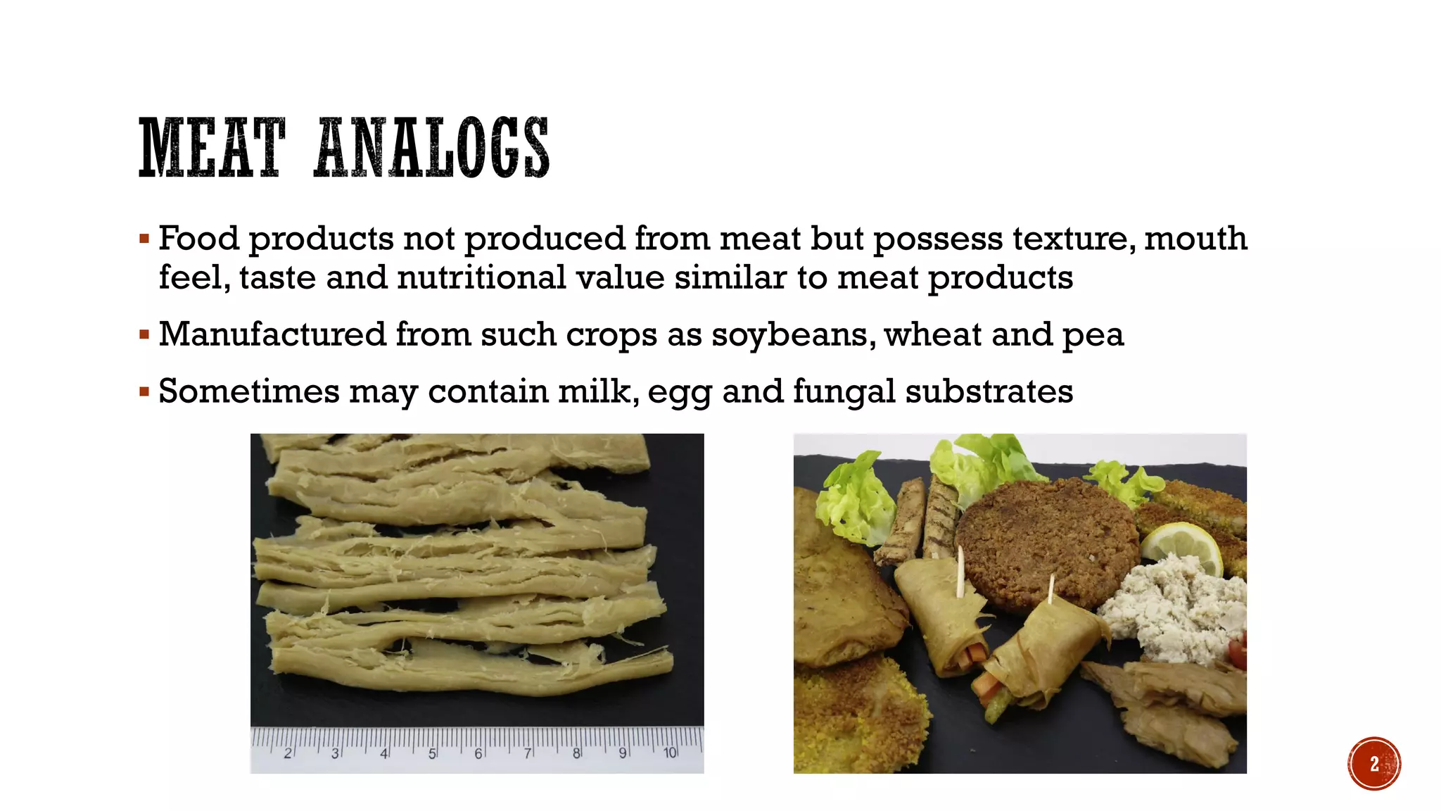Development in Plant Proteins Production of Meat Analog using textured protein from full fat soy ...