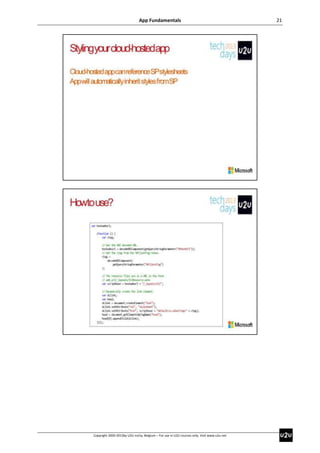 Deep Dive SharePoint 2013: SharePoint app development fundamentals | DOCX