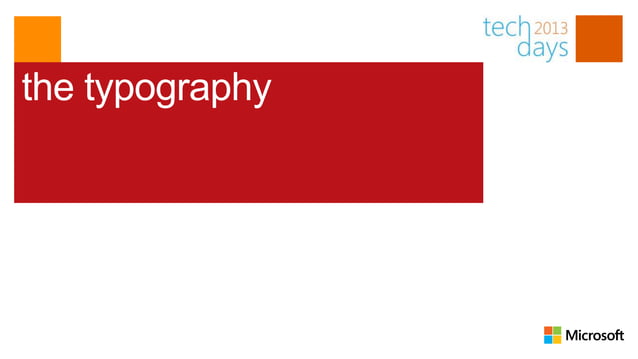 Putting the Microsoft Design Language to work | PPT