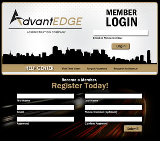 AdvantEDGE - Custom Log-In Page2
