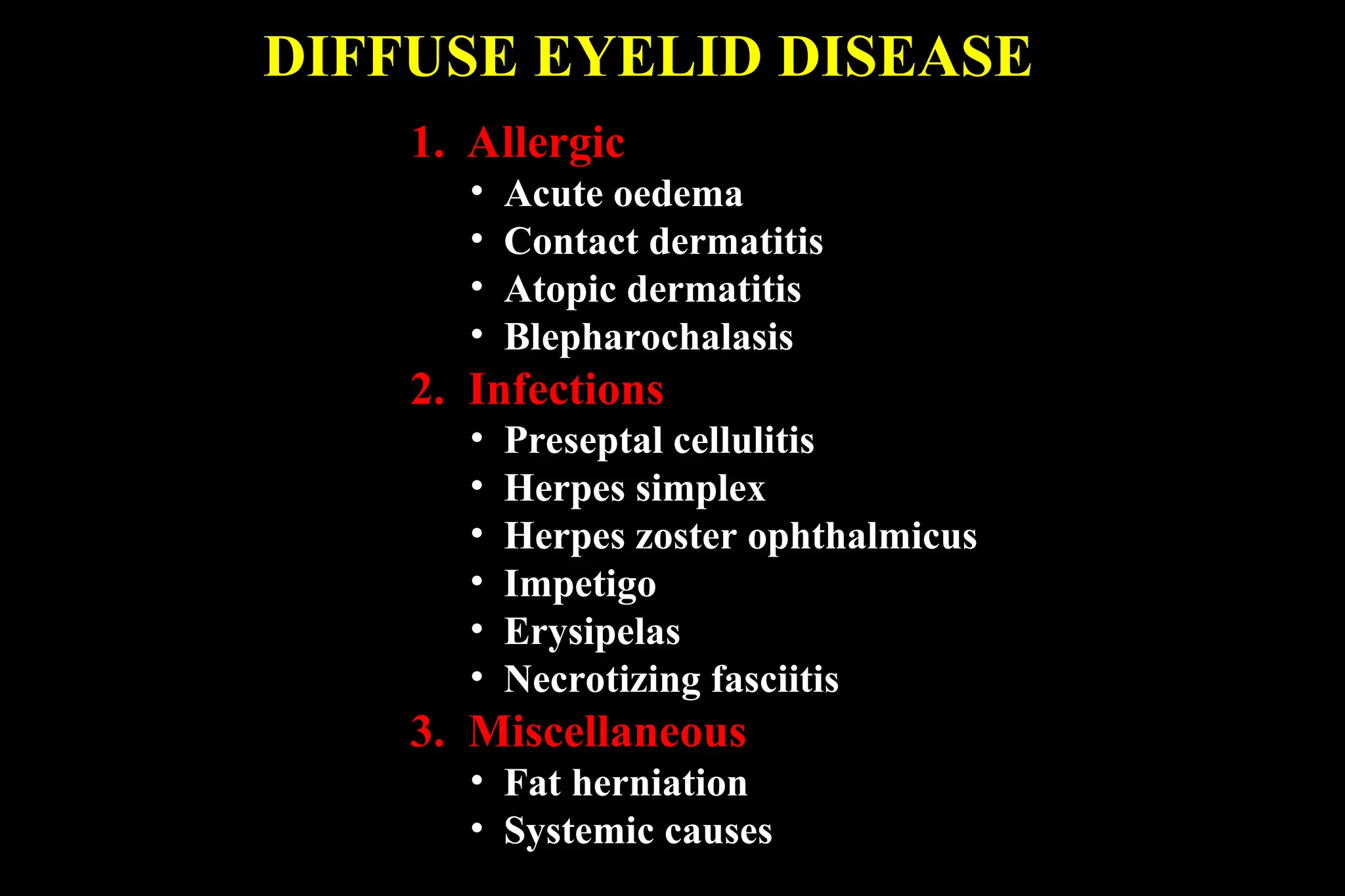 Diffuse Eyelid DiseasesDiffuse Eyelid Diseases..ppt