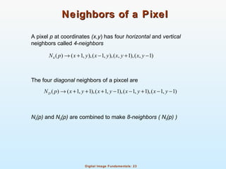 03 digital image fundamentals DIP | PPT