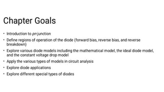 Diode operation and diode circuit analysis | PPTX
