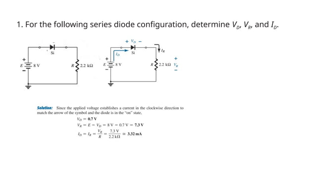 Diode operation and diode circuit analysis | PPT