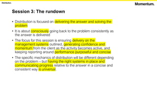 Momentum: Session 03 Distribution materials | PDF