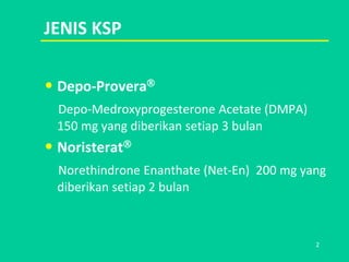 03 d kontrasepsi suntik progestin | PPT
