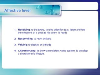 domains of human learning | PPTX