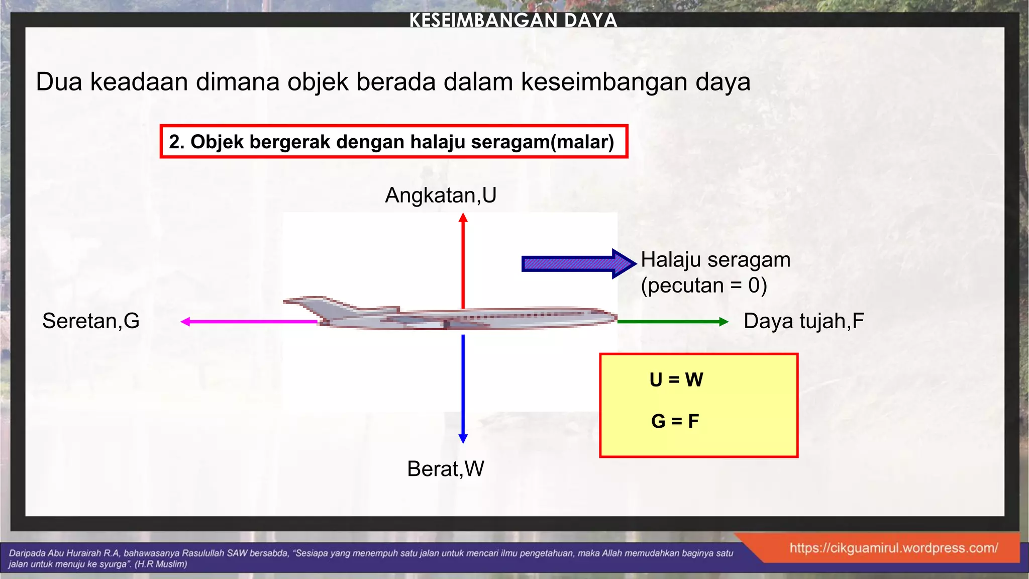 SAINS 1-DAYA (KESEIMBANGAN DAYA & PADUAN DAYA) | PDF