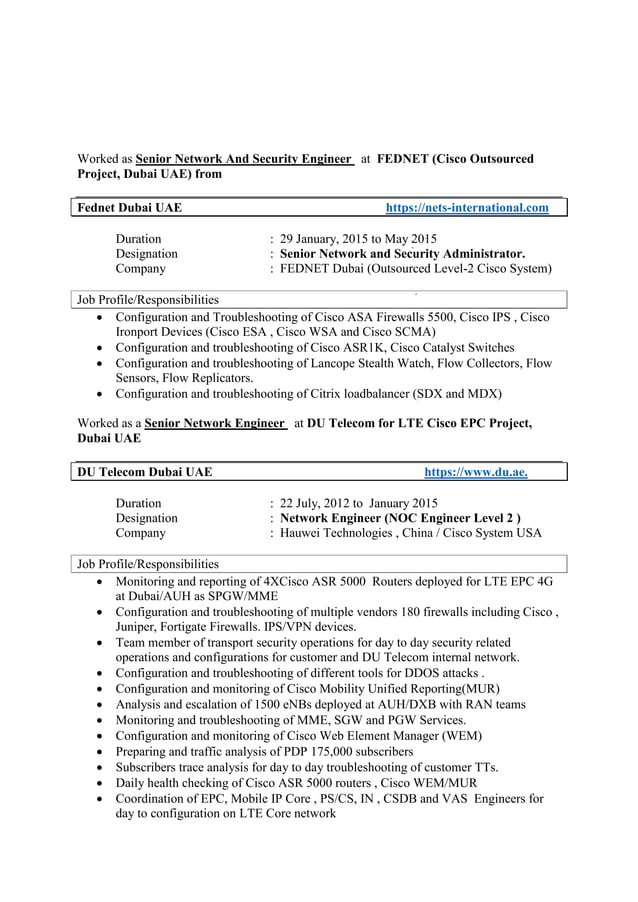 Updated CV | PDF | Computer Networking | Computing