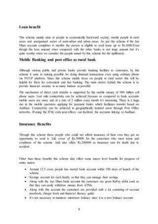 Research report on JAM trinity | DOCX | Government Support and Welfare ...