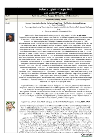 2015 Defence Logistics Europe Chairman | DOCX