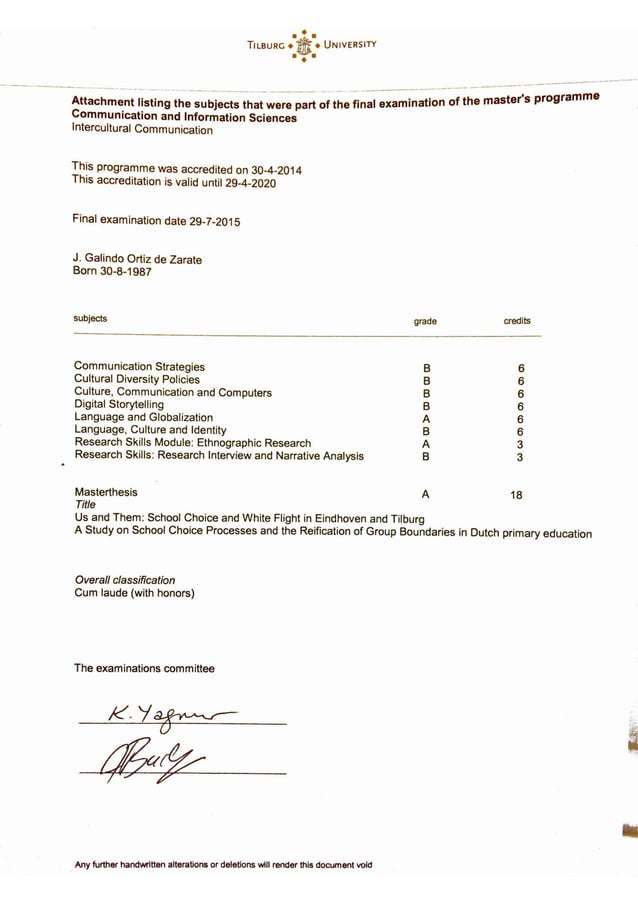 Master diploma | PDF